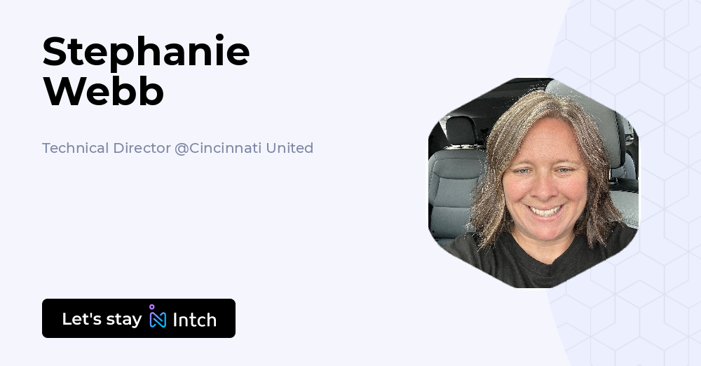 Stephanie Webb - Technical Director, Cincinnati United | Intch