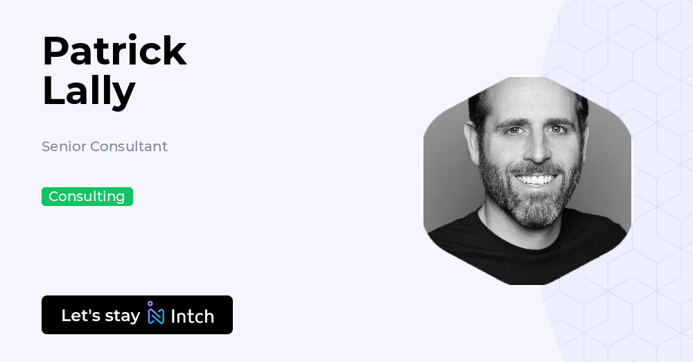 Patrick Lally - Senior Consultant, | Intch