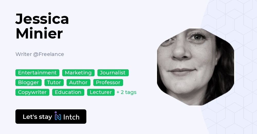 Jessica Minier - Writer, Freelance | Intch