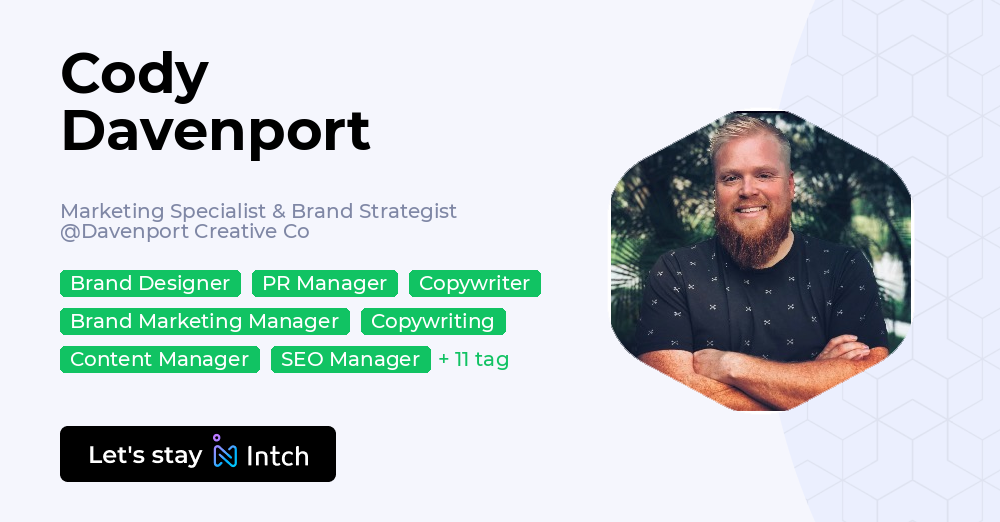 Cody Davenport - Marketing Specialist & Brand Strategist, Davenport ...