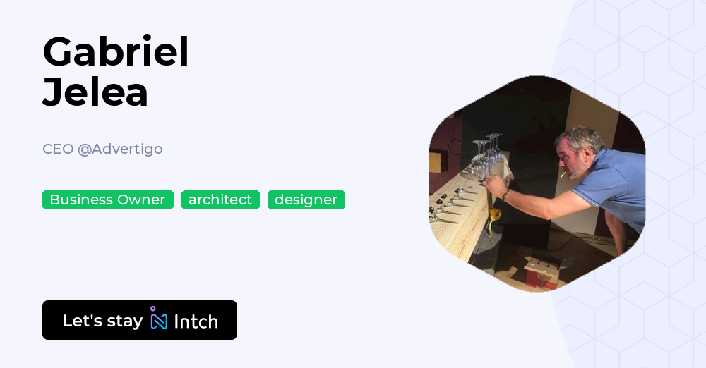 Gabriel Jelea - CEO, Advertigo | Intch