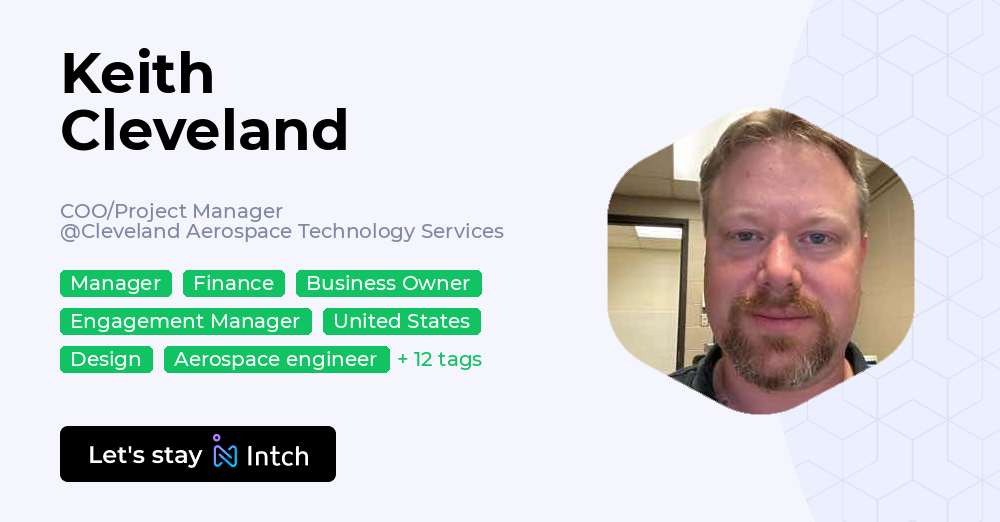 Keith Cleveland - COO/Project Manager, Cleveland Aerospace Technology ...
