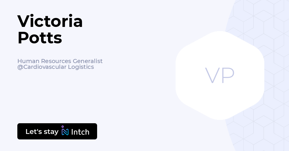 Victoria Potts - Human Resources Generalist, Cardiovascular Logistics ...