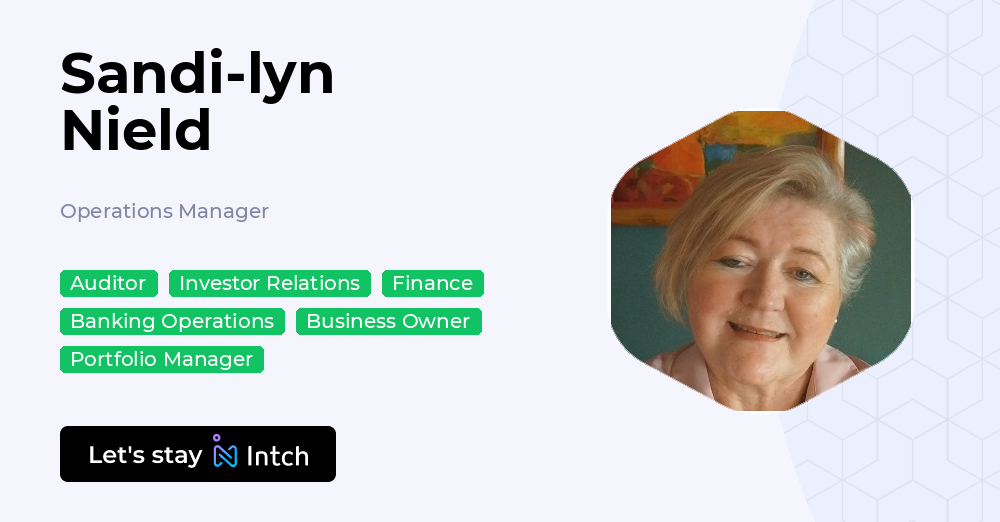 Sandi-lyn Nield - Operations Manager, | Intch