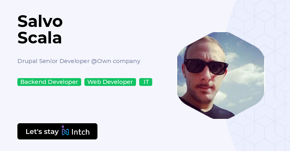 Salvo Scala - Drupal Senior Developer, Own company | Intch