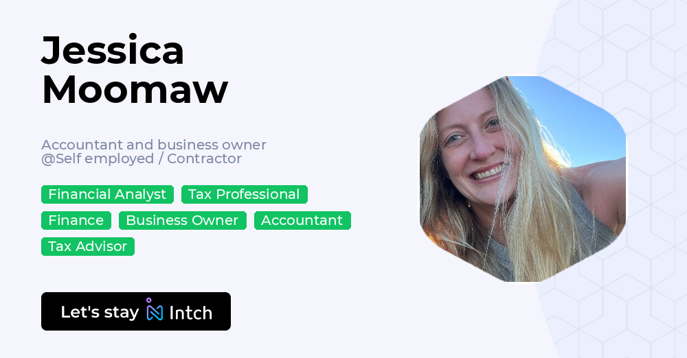 Jessica Moomaw - Accountant and business owner, Self employed ...