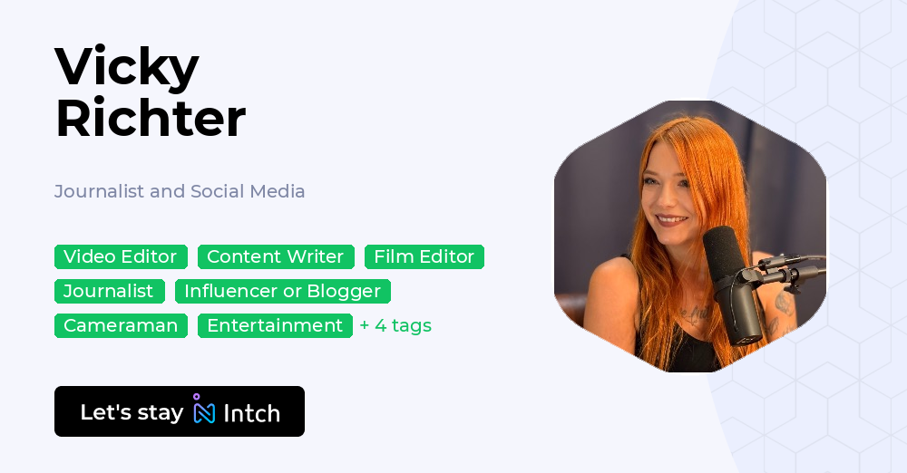 Vicky Richter - Journalist and Social Media, | Intch