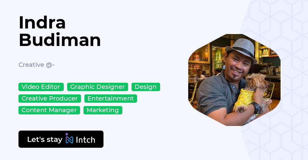 Indra Budiman - Creative, - | Intch