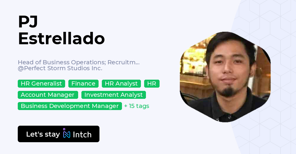 PJ Estrellado - Head of Business Operations; Recruitment, Operations ...