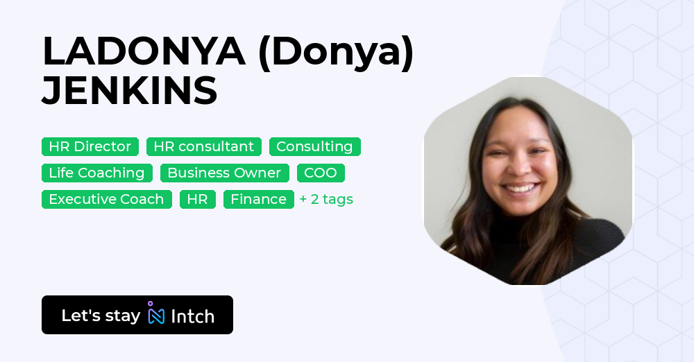 LADONYA (Donya) JENKINS - | Intch