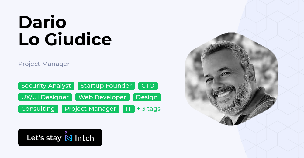 Dario Lo Giudice - Project Manager, | Intch