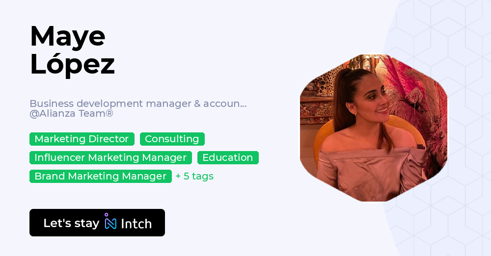 Maye López - Business development manager & account manager, Alianza ...