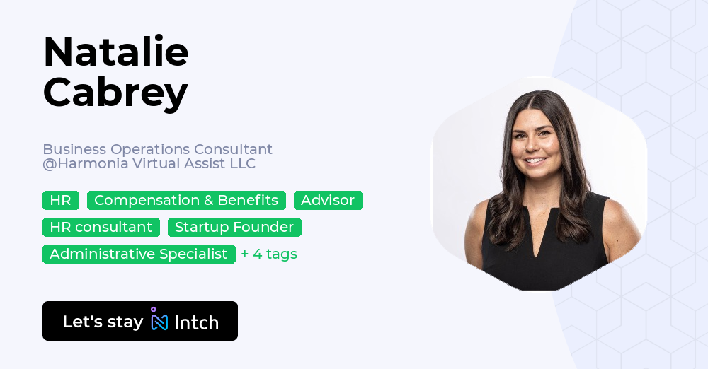 Natalie Cabrey - Business Operations Consultant, Harmonia Virtual ...