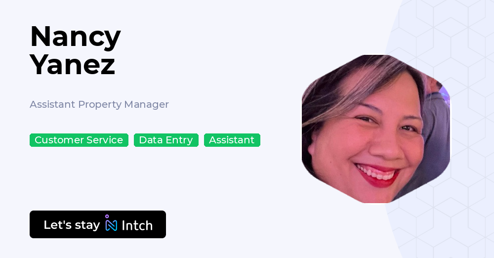 Nancy Yanez - Assistant Property Manager, | Intch