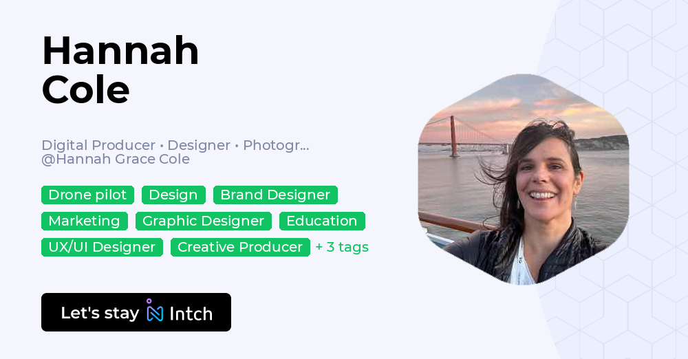 Hannah Cole - Digital Producer • Designer • Photographer • Drone Pilot ...