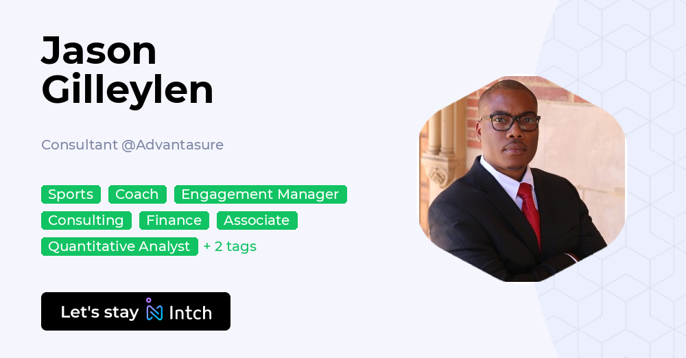 Jason Gilleylen - Consultant, Advantasure | Intch