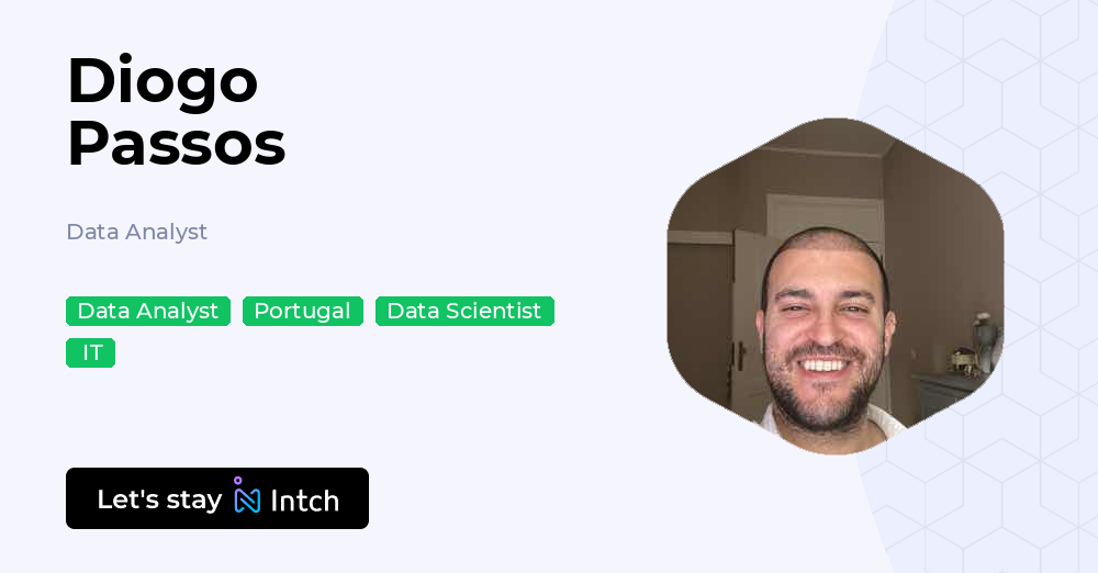 Diogo Passos - Data Analyst, | Intch