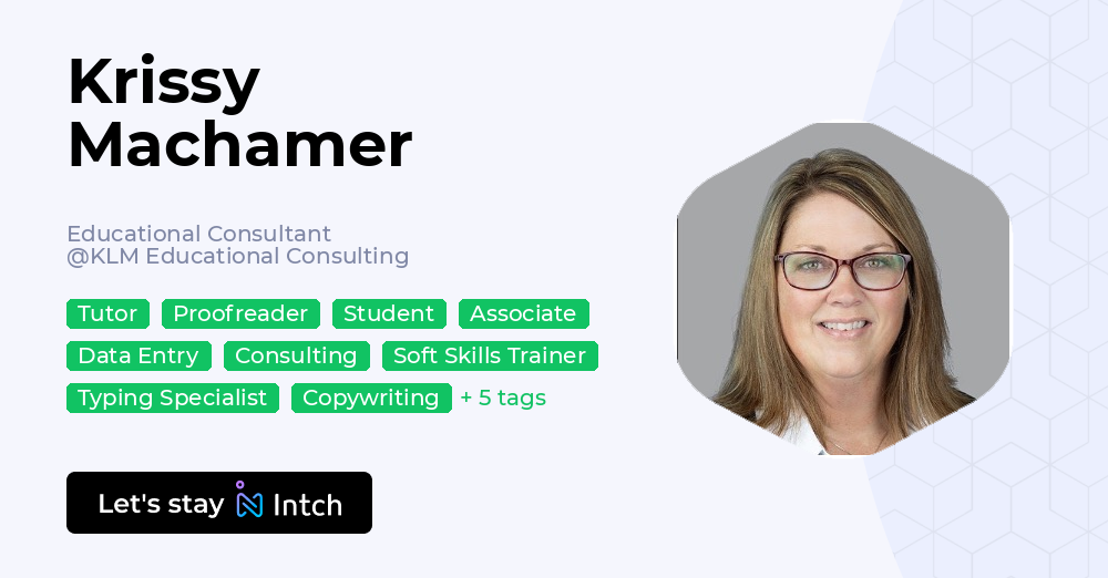 Krissy Machamer - Educational Consultant, KLM Educational Consulting ...