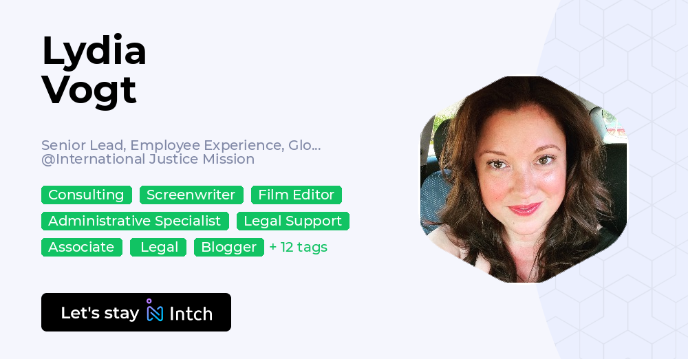 Lydia Vogt - Senior Lead, Employee Experience, Global People Support ...