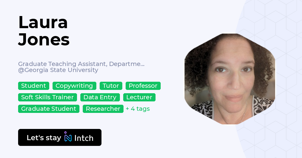 Laura Jones - Graduate Teaching Assistant, Department of English ...