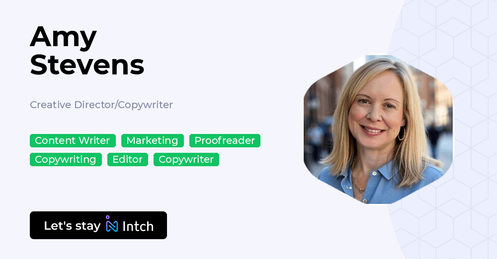 Amy Stevens - Creative Director/Copywriter, | Intch