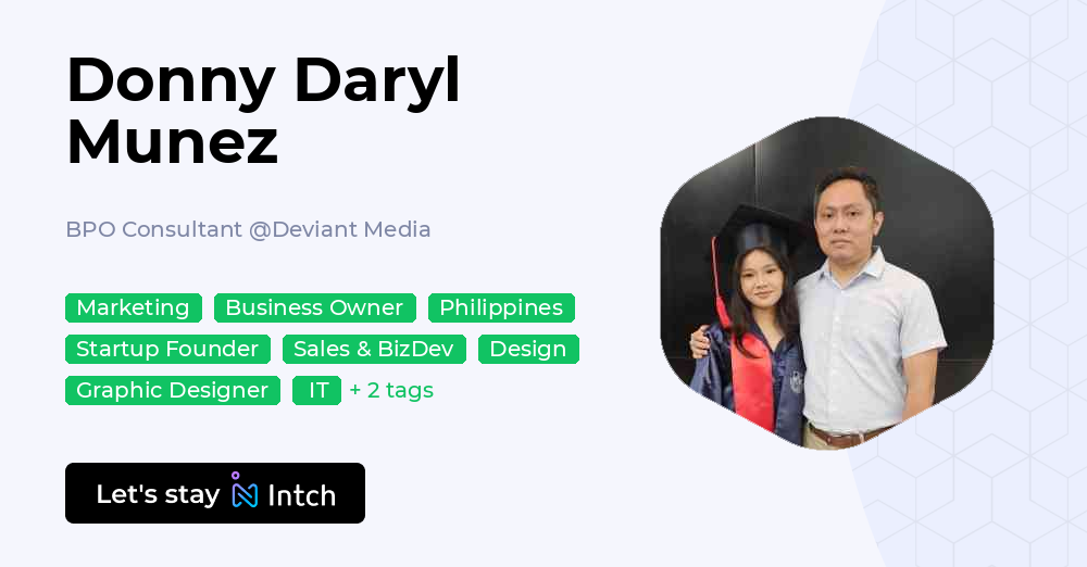 Donny Daryl Munez - BPO Consultant, Deviant Media | Intch