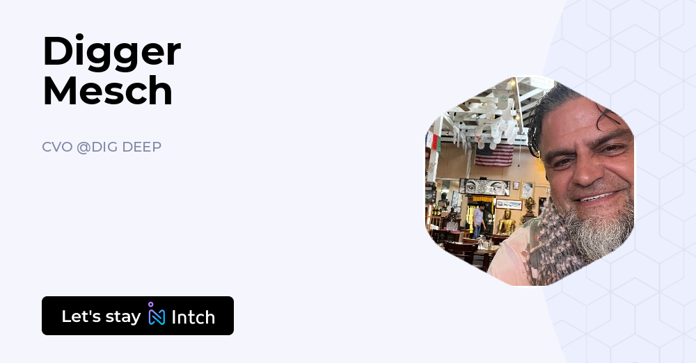 Digger Mesch - CVO, DIG DEEP | Intch