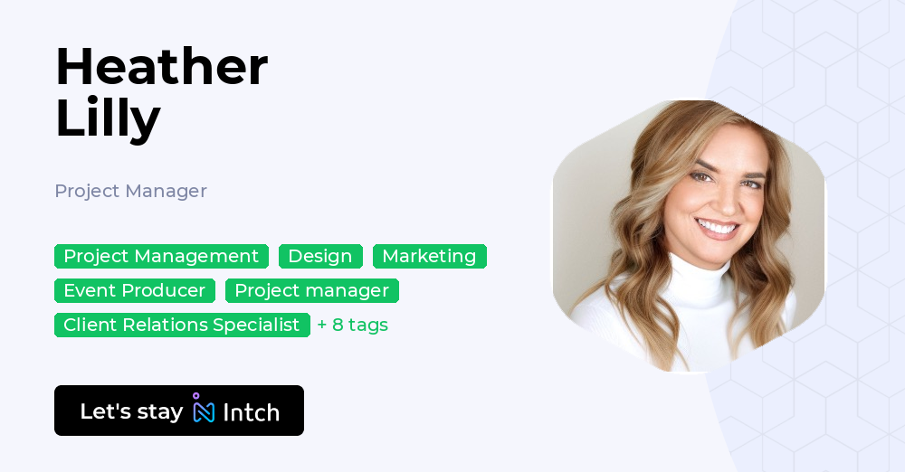 Heather Lilly - Project Manager, | Intch