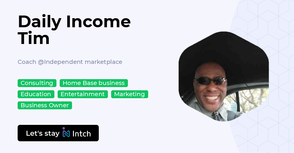 Daily Income Tim - Coach, Independent marketplace | Intch