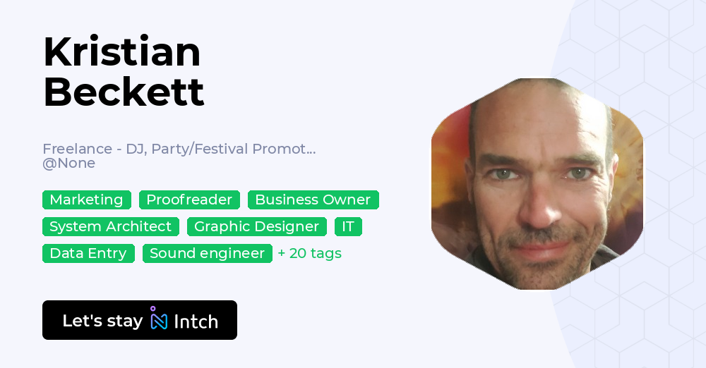 Kristian Beckett - Freelance - DJ, Party/Festival Promoter, Model ...