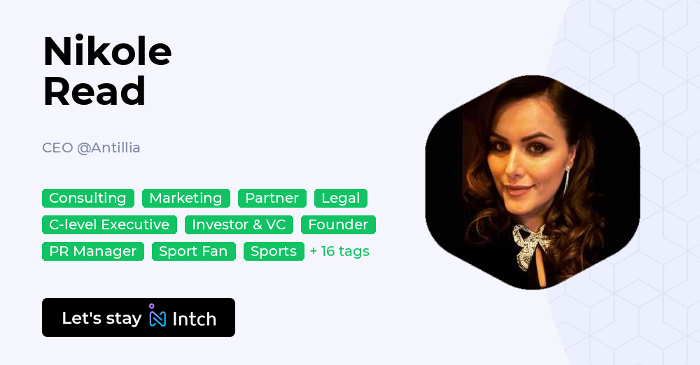 Nikole Read - CEO, Antillia | Intch