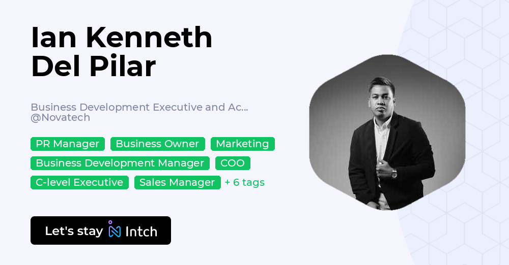 Ian Kenneth Del Pilar - Business Development Executive and Account ...