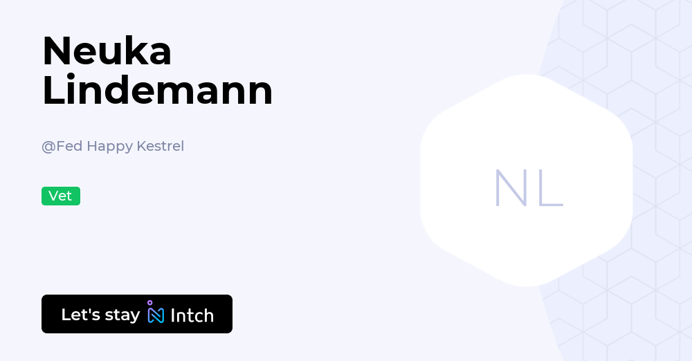 Neuka Lindemann - Fed Happy Kestrel | Intch
