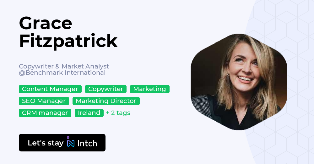 Grace Fitzpatrick - Copywriter & Market Analyst, Benchmark ...