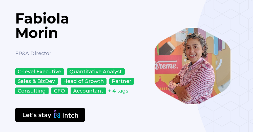 Fabiola Morin - FP&A Director, | Intch