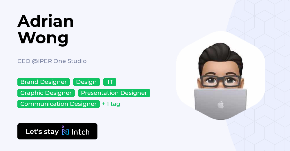 Adrian Wong - CEO, IPER One Studio | Intch