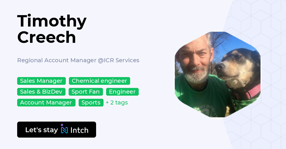 Timothy Creech - Regional Account Manager, ICR Services | Intch