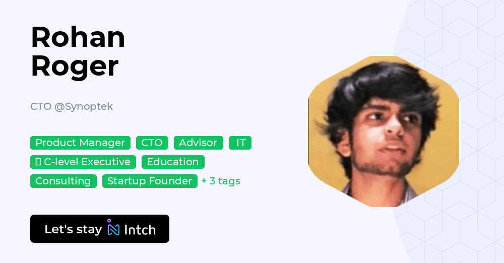 Rohan Roger - CTO, Synoptek | Intch