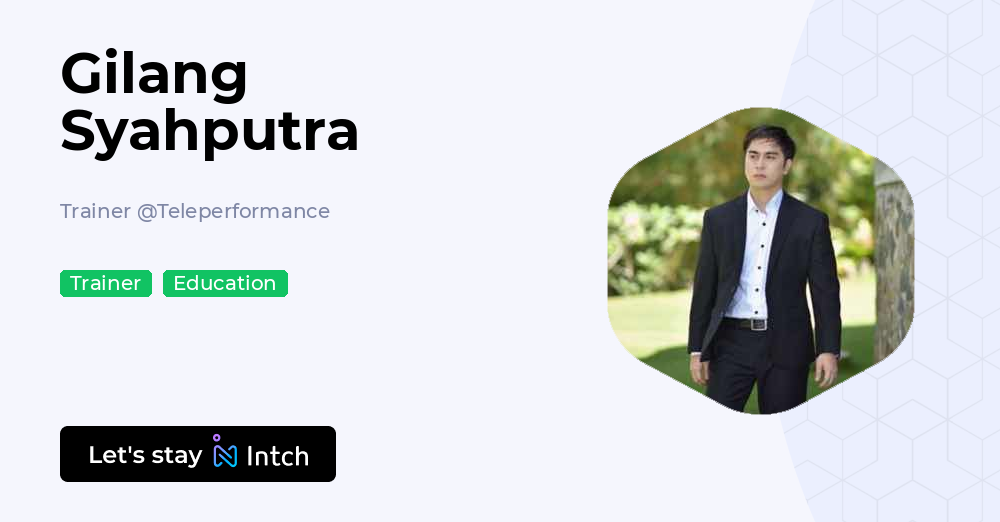 Gilang Syahputra - Trainer, Teleperformance | Intch