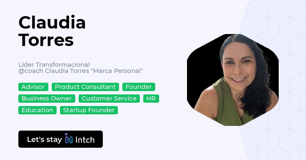 Claudia Torres - Líder Transformacional, coach Claudia Torres "Marca ...