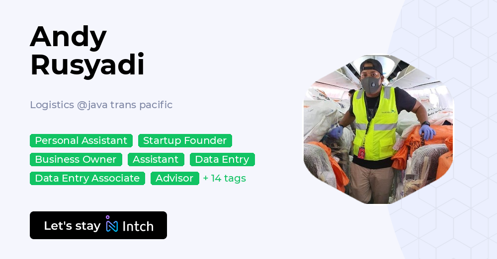 Andy Rusyadi - Logistics, java trans pacific | Intch