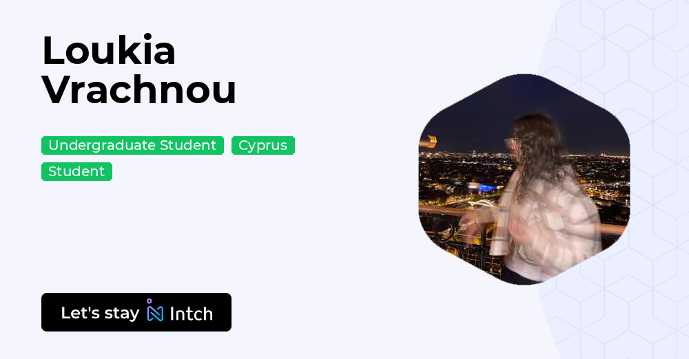 Loukia Vrachnou - | Intch