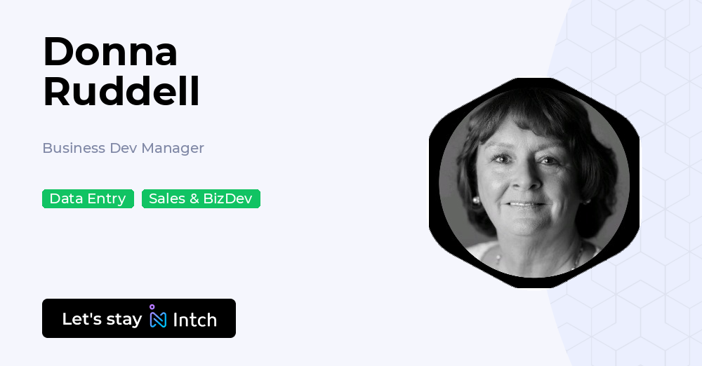 Donna Ruddell - Business Dev Manager, | Intch