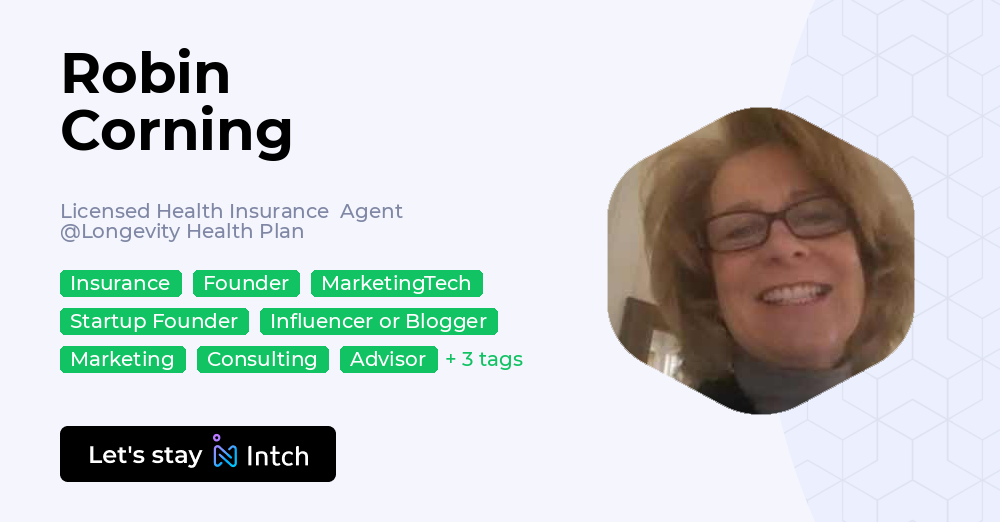Robin Corning - Licensed Health Insurance Agent, Longevity Health Plan ...