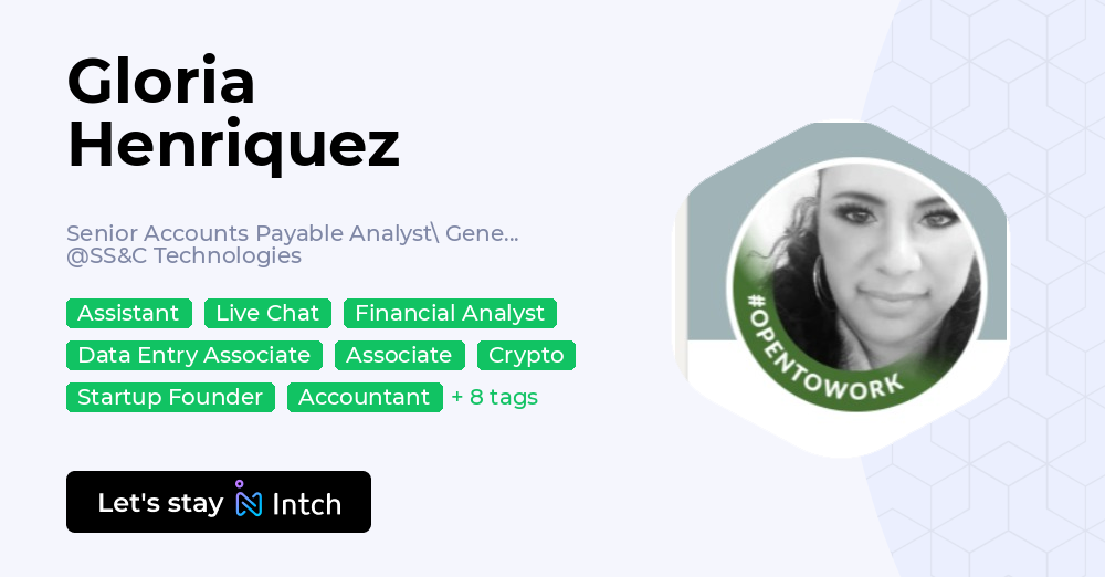 Gloria Henriquez - Senior Accounts Payable Analyst\ General Accountant ...