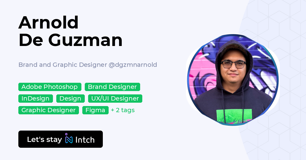 Arnold De Guzman - Brand and Graphic Designer, dgzmnarnold | Intch