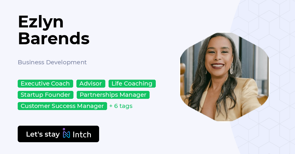 Ezlyn Barends - Business Development, | Intch