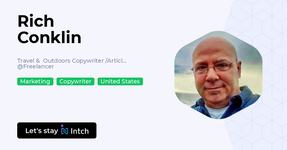 Rich Conklin - Travel & Outdoors Copywriter /Article Writer, Freelancer ...