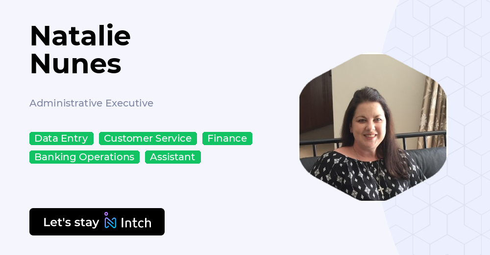 Natalie Nunes - Administrative Executive, | Intch