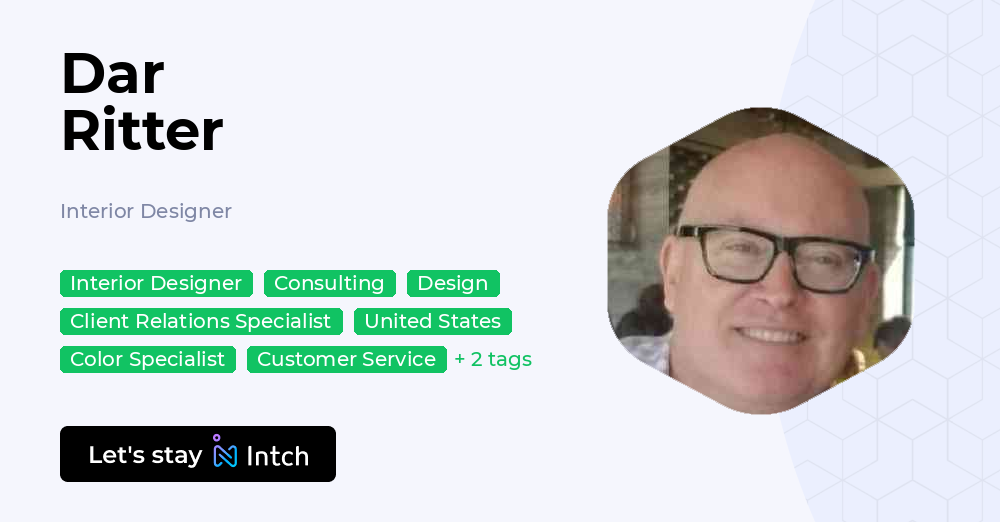 Dar Ritter - Interior Designer, | Intch